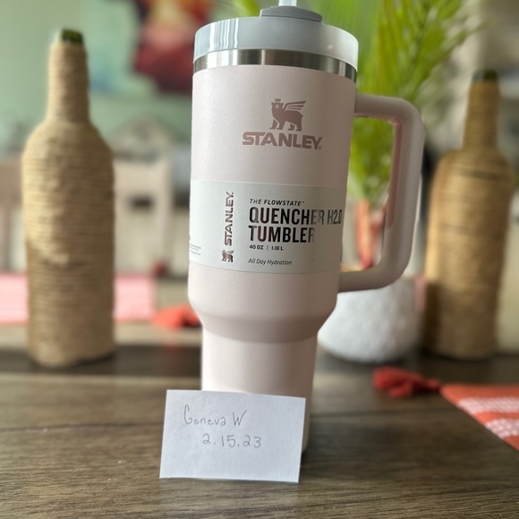 Stanley | Dining | Stanley Tumbler 4oz The Quencher H20 Flowstate In Rose Quartz | Poshmark